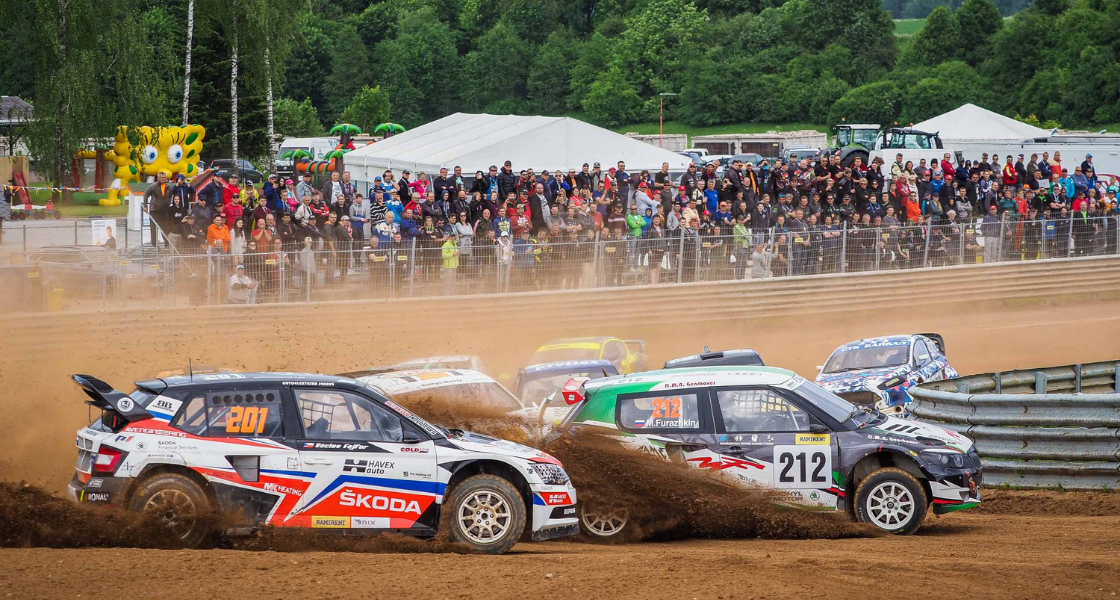 First round of FIA European autocross championship, musa raceland, Bauska