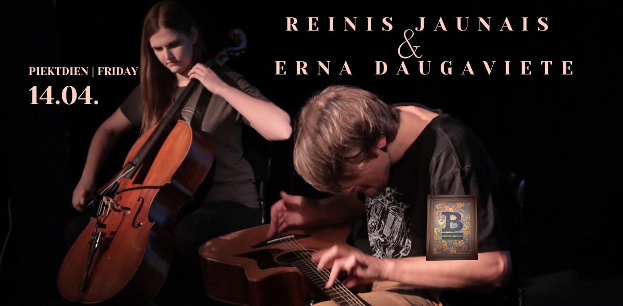 Reinis Jaunais un Erna Daugaviete @KlubsBiedrība - biļetes aula.lv