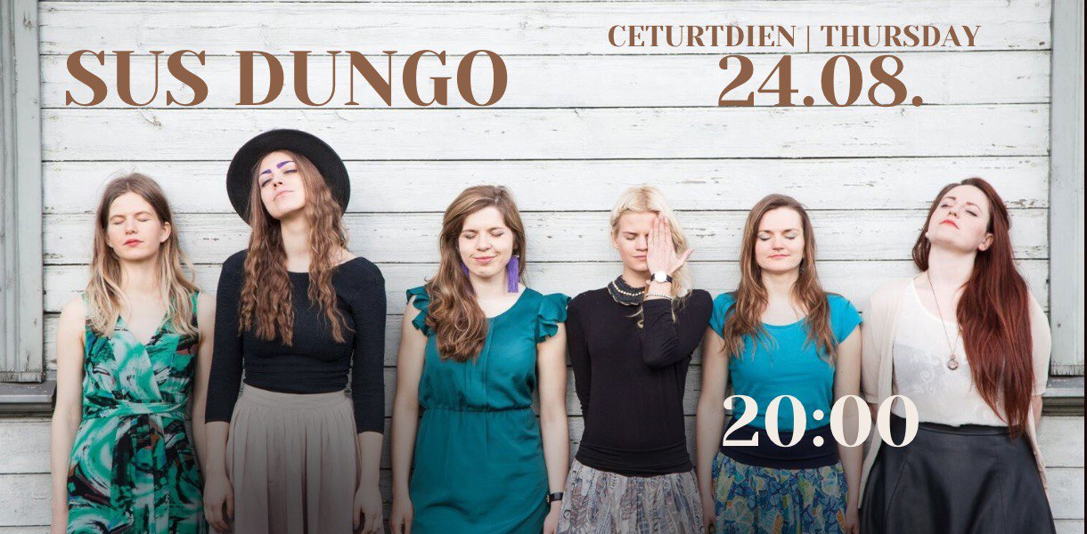 SUS DUNGO @klubsbiedriba - biļetes aula.lv